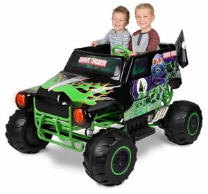 Grave Digger Power Wheels - Kids 12v Ride On Monster Truck